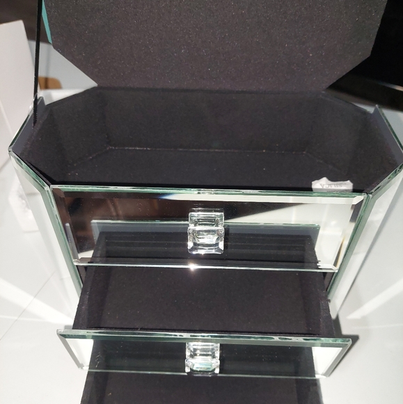 Jewelry | Mirrior Jewelry Box With Drawers | Poshmark